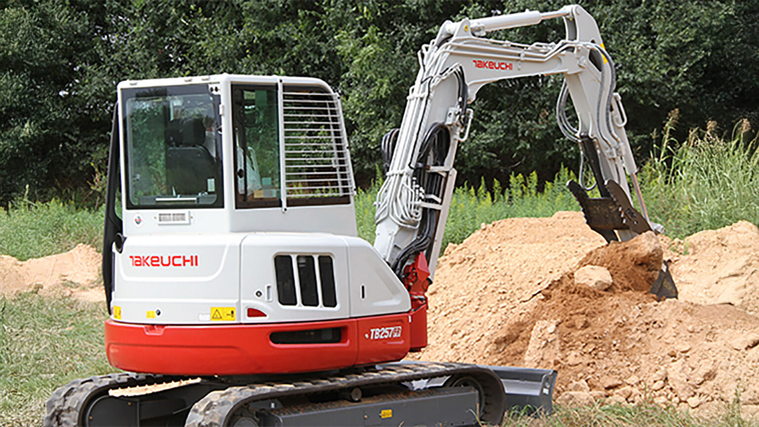 Takeuchi TB257FR Mini Excavator - McCann Industries